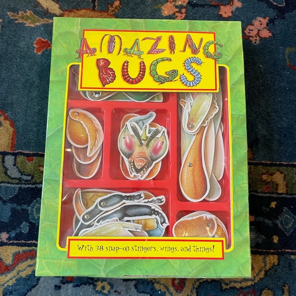 Amazing Bugs (with 38 snap on stingers, wings, and things!) by Amanda ...